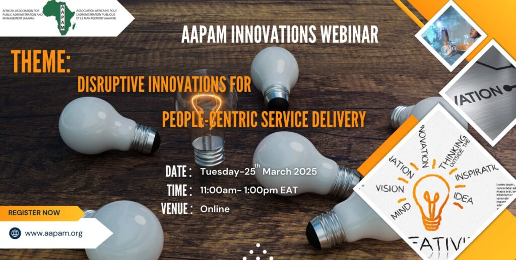 AAPAM INNOVATION WEBINAR - AAPAM
